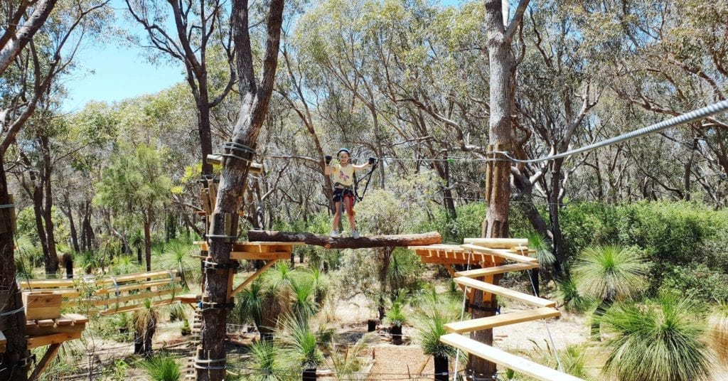 Treetops Adventure, Yanchep National Park - Buggybuddys guide to Perth