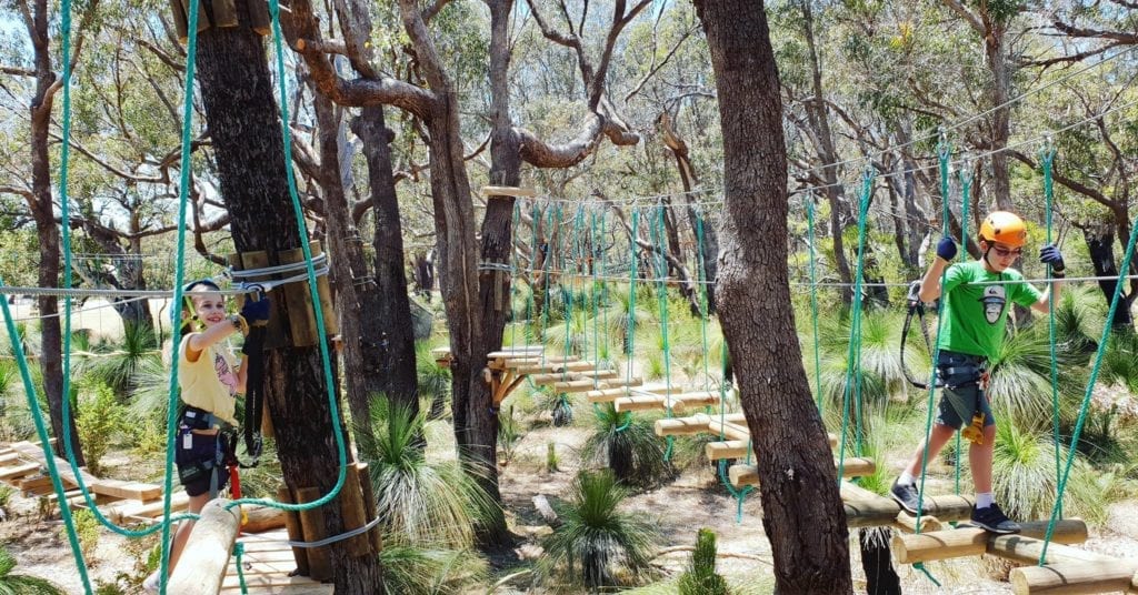 Treetops Adventure, Yanchep National Park - Buggybuddys guide to Perth