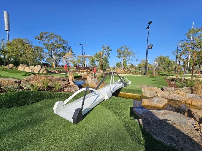 Matagarup Mini Golf, Burswood - Buggybuddys guide to Perth