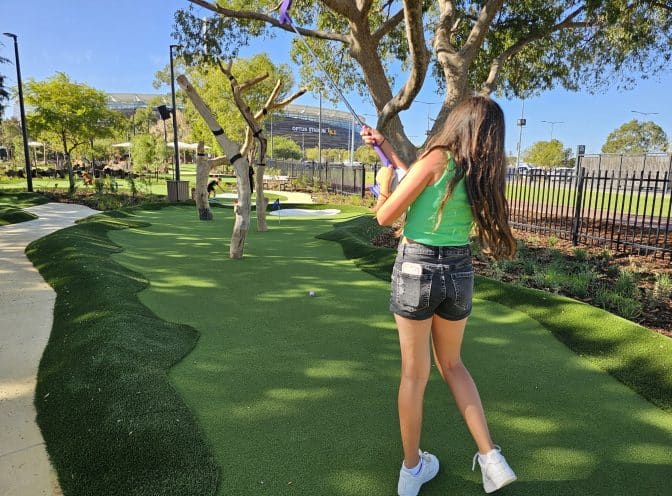 Matagarup Mini Golf, Burswood - Buggybuddys guide to Perth