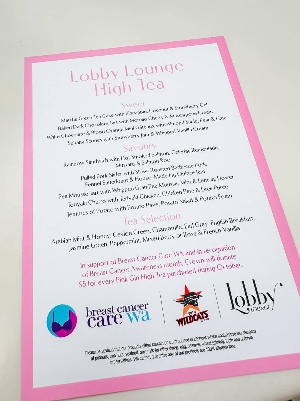 Lobby Lounge High Tea At Crown Perth Buggybuddys Guide To Perth